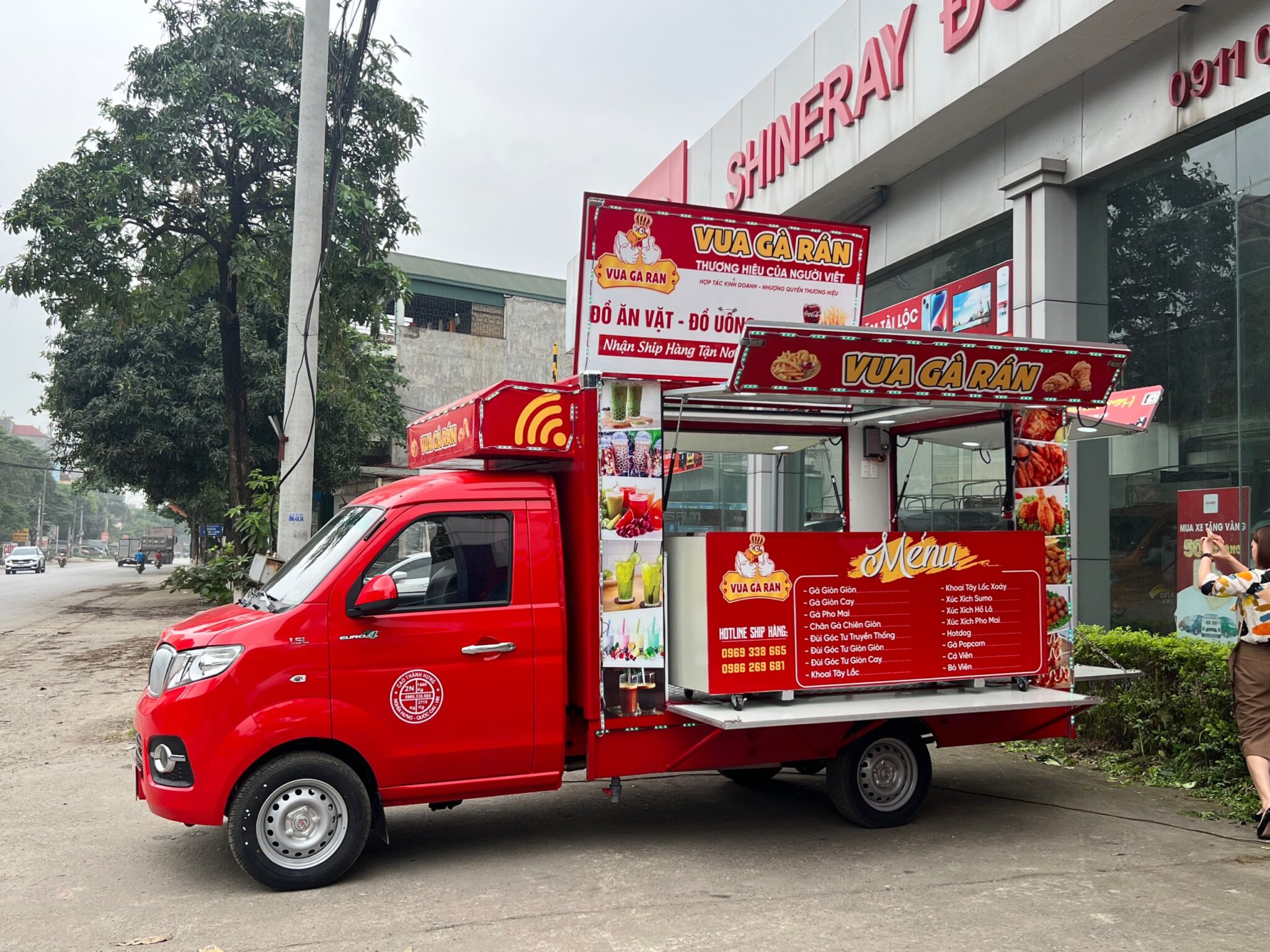 Xe tải bán hàng lưu động DONGBEN T30 - 990kg, Giá xe BHLD